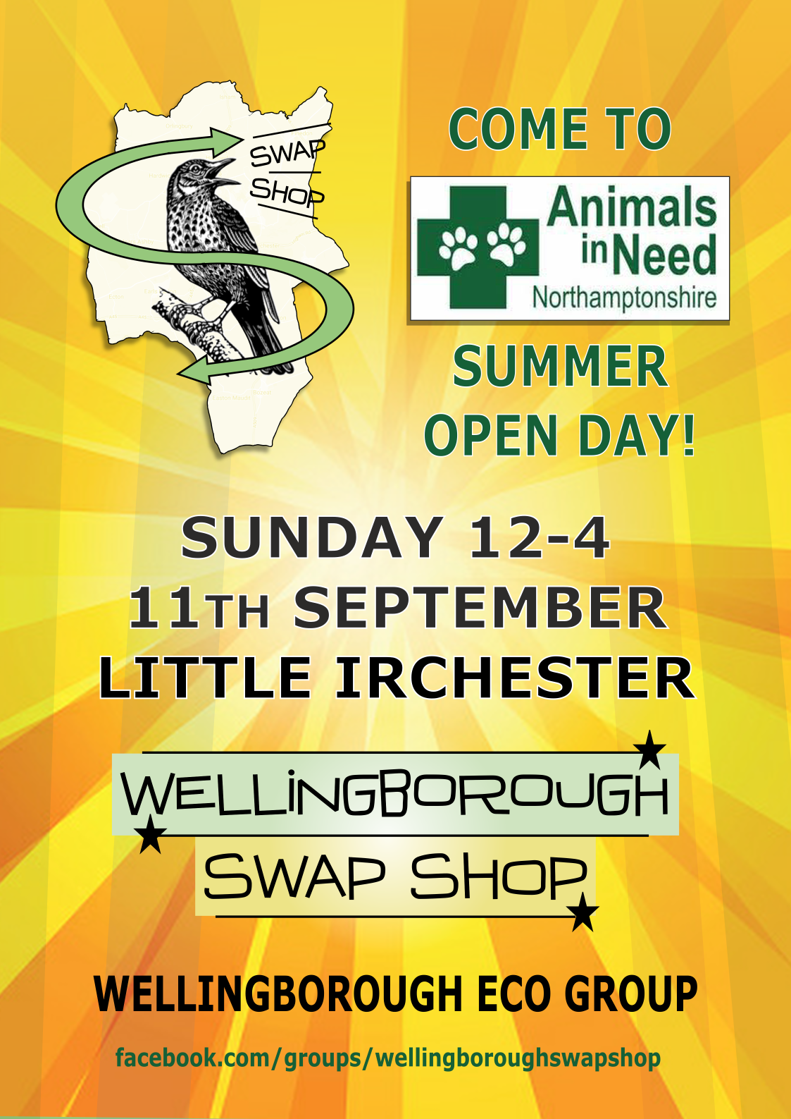 Swap Shop at Animals in Need Open Day! – Wellingborough Eco Group