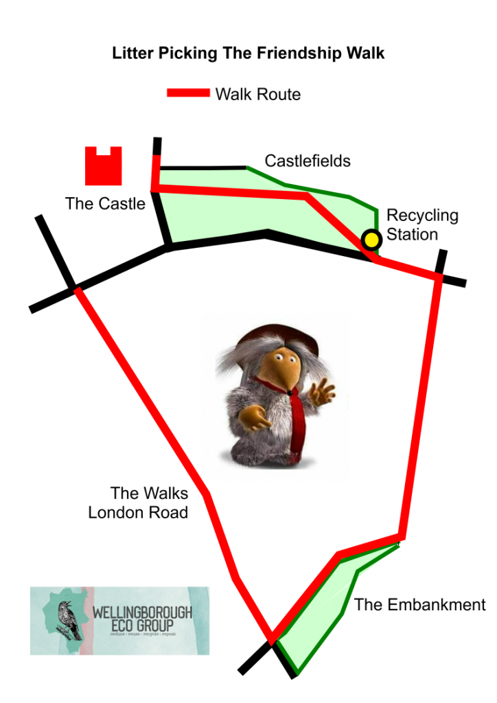 Litter Picking The Friendship Walk – Wellingborough Eco Group
